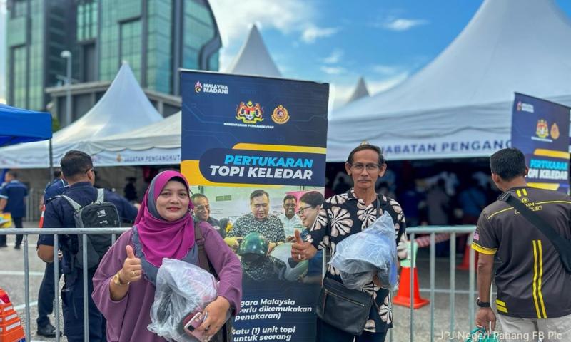 Tukar helmet, Al-Quran dan diskaun saman trafik di program Madani Johor