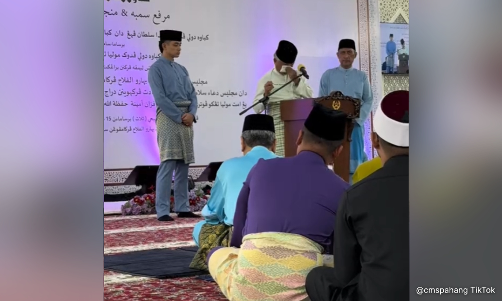 Sultan Abdullah tak tahan sebak bertitah mengenai perkahwinan puteri