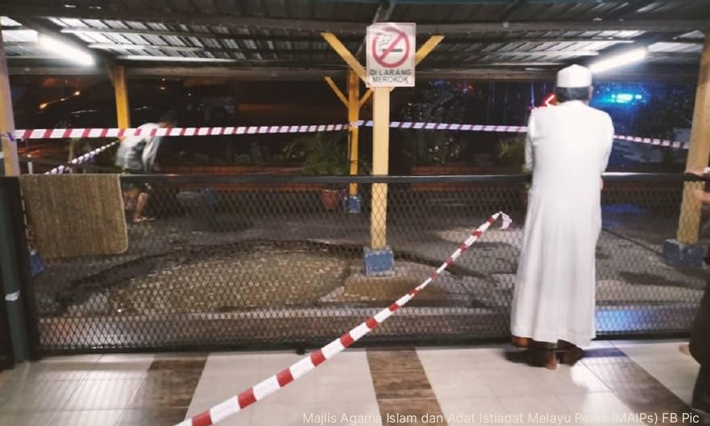 Mendapan tanah: Masjid As-Solihin selamat digunakan - JKR Perlis