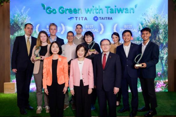 Top 3 Global Winners of 'Go Green with Taiwan' Project Wins US$20,000