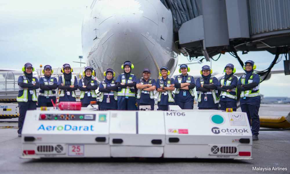 MAS makes history with all-women crew on the ground and in the air